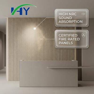 China Custom PET Acoustic Panels For Hospitals Flame Retardant Class B for sale