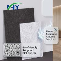 China PET Acoustic Panels Hexagon For Recording Studios Sound Absorption NRC 0.8 for sale