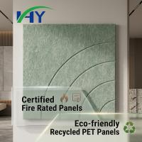 China Distributor PET Acoustic Panels For Gyms Flame Retardant ASTM E84 for sale