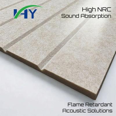 China Customizable PET Acoustic Panels For Hotels ASTM E84 Flame Retardant for sale