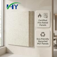 China PET Acoustic Panels For Hotels Hexagon 100 Polyester Fiber NRC 0.8 for sale