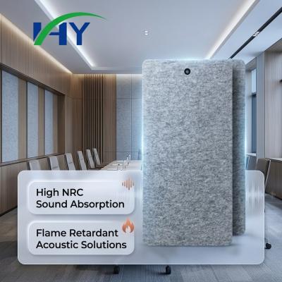 China PET Acoustic Panels Hexagon For Classrooms 100 Polyester Fiber OEM for sale