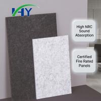 China PET Acoustic Panels Hexagon For Recording Studios Sound Absorption NRC 0.8 for sale