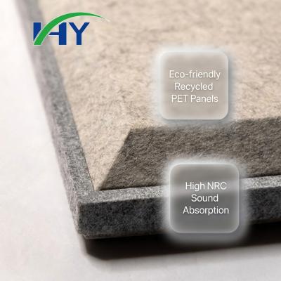 China Supplier PET Acoustic Panels Hexagon For Recording Studios Recycled for sale