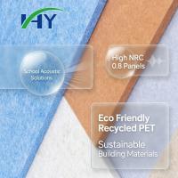 China OEM PET Acoustic Panels For Schools Eco Friendly Recycled NRC 0.8 for sale