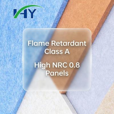 China OEM PET Acoustic Panels For Schools Eco Friendly Recycled NRC 0.8 for sale