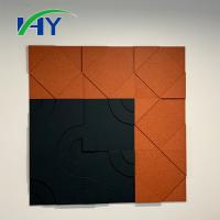 China Contractor PET Acoustic Panels For Theaters 100 Polyester Fiber NRC 0.8 for sale