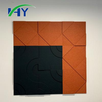 China Contractor PET Acoustic Panels For Theaters 100 Polyester Fiber NRC 0.8 for sale