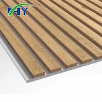 China Pet Wood Slat Acoustic Panel with Flame Retardant for Office for sale