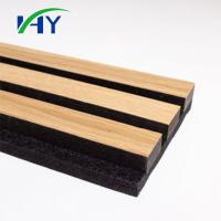 China Customized Design Wood Slat Acoustic Panel with Sound Absorption for sale