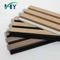 China Wood Slat Acoustic Panel with Flame Retardant for Studio Sound for sale