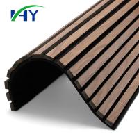 China Wood Slat Acoustic Panel for Office Noise Control with Flame Retardant for sale