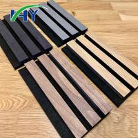 China Eco Wood Slat Acoustic Panel with Customized Sound Absorption Mdf for sale