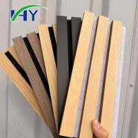 China Wood Slat Acoustic Panel for Recording Studio with Flame Retardant for sale