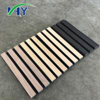 China Flame Retardant and Sound Absorption Wood Slat Acoustic Panel for sale