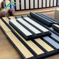 China Wood Slat Acoustic Panel with Custom Mdf Backing for Noise Reduction for sale
