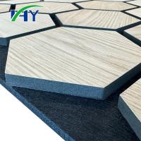 China Mdf and Pet Wood Slat Acoustic Panel for Sound Absorption for sale