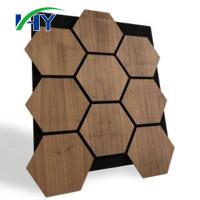 China Wood Slat Acoustic Panel for Gym with Flame Retardant Custom Color for sale