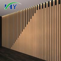 China Sound Absorbing Wood Slat Acoustic Panel with Custom Mdf Pet for sale