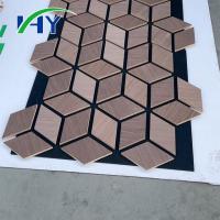 China Wood Slat Acoustic Panel with Flame Retardant for Home Cinema Use for sale