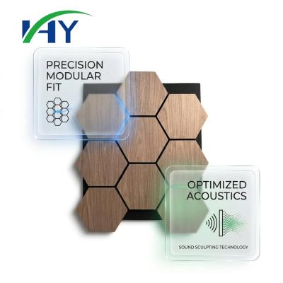 China Customized Wood Slat Acoustic Panel with Flame Retardant Mdf for sale