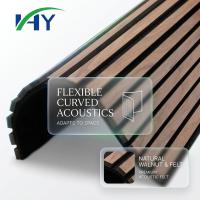China Wood Slat Acoustic Panel for Office Noise Control with Flame Retardant for sale