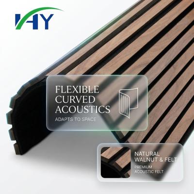 China Wood Slat Acoustic Panel for Office Noise Control with Flame Retardant for sale