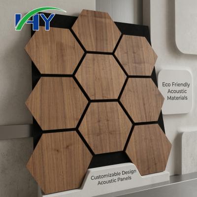 China Wood Slat Acoustic Panel for Gym with Flame Retardant Custom Color for sale