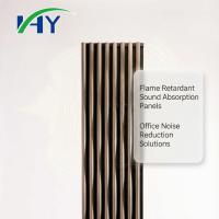 China Wood Slat Acoustic Panel for Conference Room with Mdf and Flame Retardant for sale
