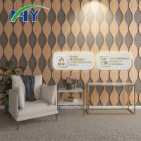 China Wood Slat Acoustic Panel with Pet Core and Flame Retardant for Studio for sale