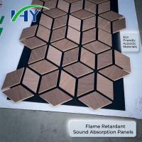 China Wood Slat Acoustic Panel with Flame Retardant for Home Cinema Use for sale