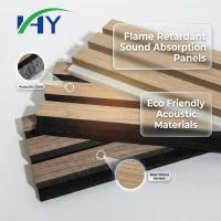 China Wood Slat Acoustic Panel with Flame Retardant for Studio Sound for sale