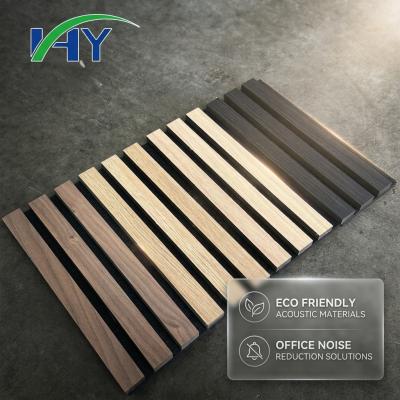 China Flame Retardant and Sound Absorption Wood Slat Acoustic Panel for sale