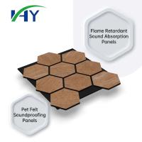 China Wood Slat Acoustic Panel with Flame Retardant and Custom Sizes for sale