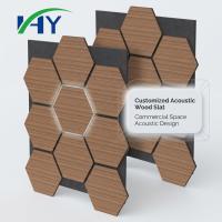 China Eco Friendly Wood Slat Acoustic Panel with Mdf and Sound Absorption for sale