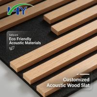 China Flame Retardant Mdf Wood Slat Acoustic Panel for Wall for sale