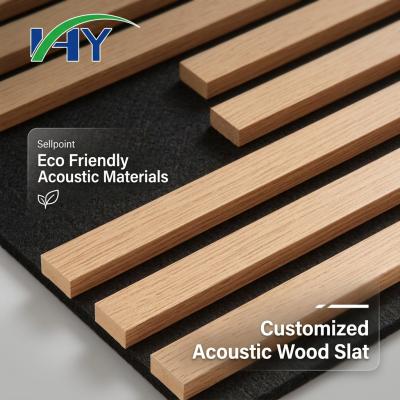 China Flame Retardant Mdf Wood Slat Acoustic Panel for Wall for sale