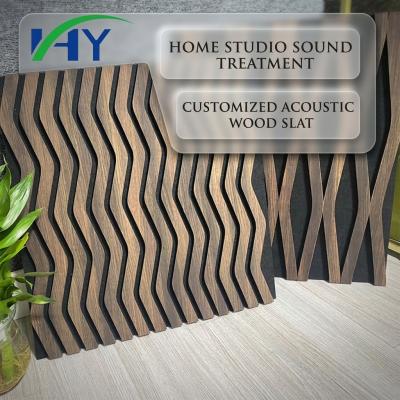 China Flame Retardant Wood Slat Acoustic Panel for Office Sound Control for sale