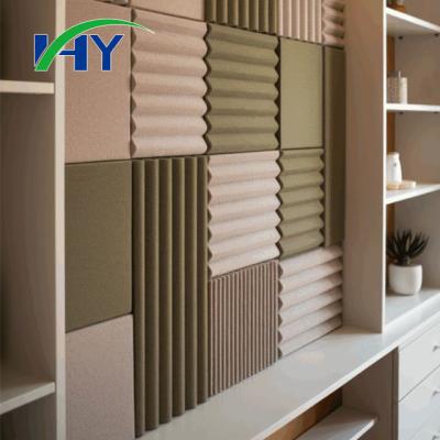 China PET Acoustic Panels With Acoustic Fabric Surface For Hotel Suites for sale