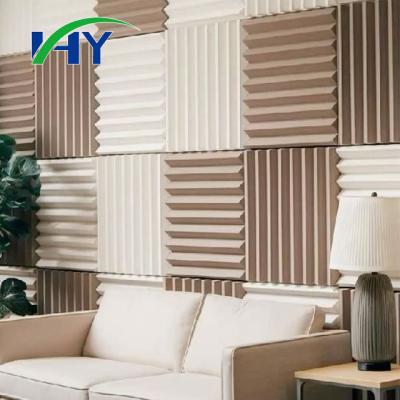 China Custom Groove PET Acoustic Panels For Lecture Theater Walls for sale