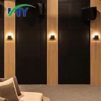 China Wood Slat Acoustic Panel in PET Custom Design Eco Acoustic Treatment Solution for sale