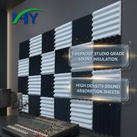 China Acoustic Foam Panels 30x30cm or Customized Self Adhesive Flame Retardant Wall Mount Soundproofing Panels Bulk Supply Ideal for Studio and Office for sale