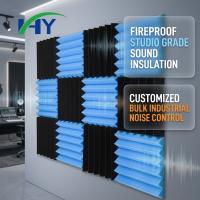 China Flame Retardant Acoustic Foam Sheets Wholesale PET Custom Size Available for sale