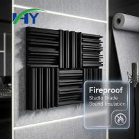 China PET Acoustic Foam Panels Flame Retardant Commercial Grade Wall Mount for sale