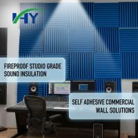 China Acoustic Foam Panels For Studios Fireproof PET Sound Absorption Bulk Order for sale
