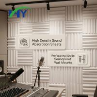 China Acoustic Foam Panels Wholesale Flame Retardant PET Customized For Studios for sale