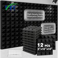 China Acoustic Foam Customized Sheets Bulk Flame Retardant For Office Acoustics for sale