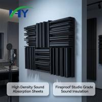 China PET Acoustic Foam Panels Flame Retardant Commercial Grade Wall Mount for sale