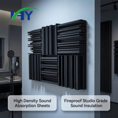 China PET Acoustic Foam Panels Flame Retardant Commercial Grade Wall Mount for sale