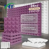 China School Acoustic Foam Sound Absorption Panels Flame Retardant Bulk With 50 Colors Or Customized Selection Ideal For Offices for sale